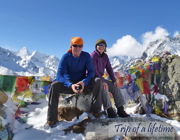 Norm and Dawn Boulet: Trip of a lifetime - Himalayan Glacier